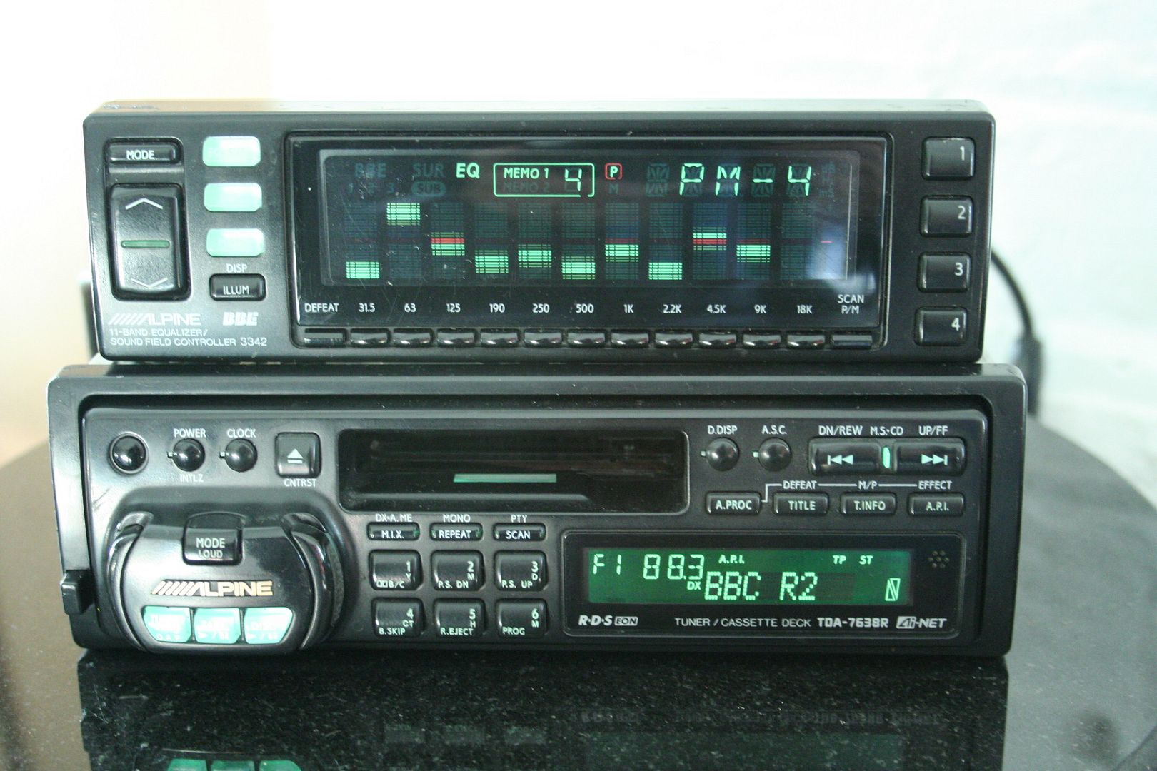 Alpine 3342 11Band Equalizer Spectrum analyzer eq Soundfield control ...