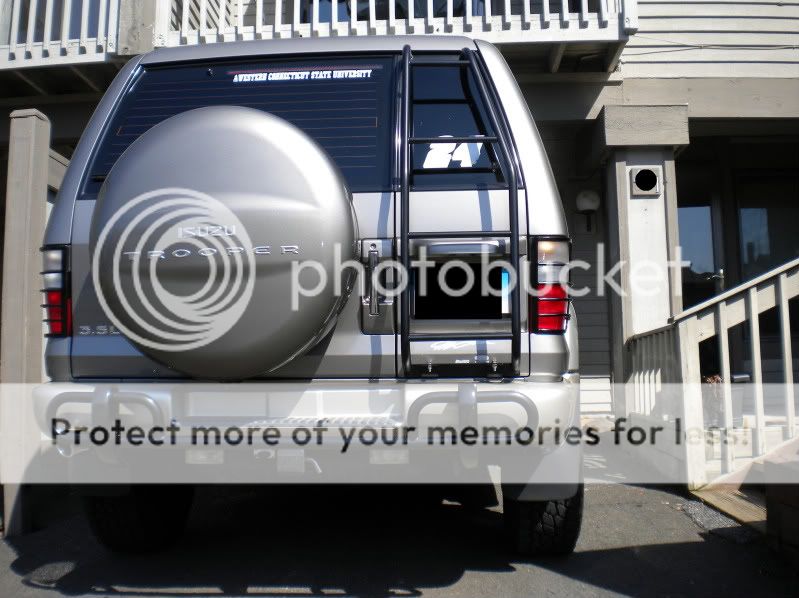 Rear Trooper/bighorn ladder | Isuzu SUV Forum