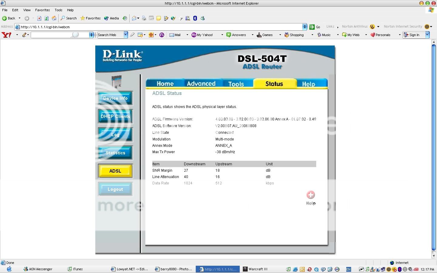 Dlink DSL-504T & G604T -V2.00B05